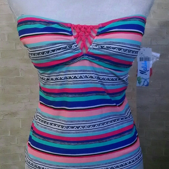Malibu | Swim | Malibu Tankini Swim Womens Mulit Colored Medium Summer ...